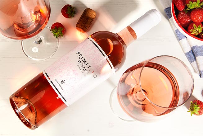 Primitivo Rosato IGP - Vin de rosé | Gustini Épicerie fine